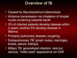 Treatment of Tuberculosis | PPT