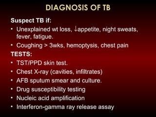 Treatment of Tuberculosis | PPT