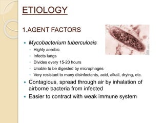 TUBERCULOSIS | PPTX