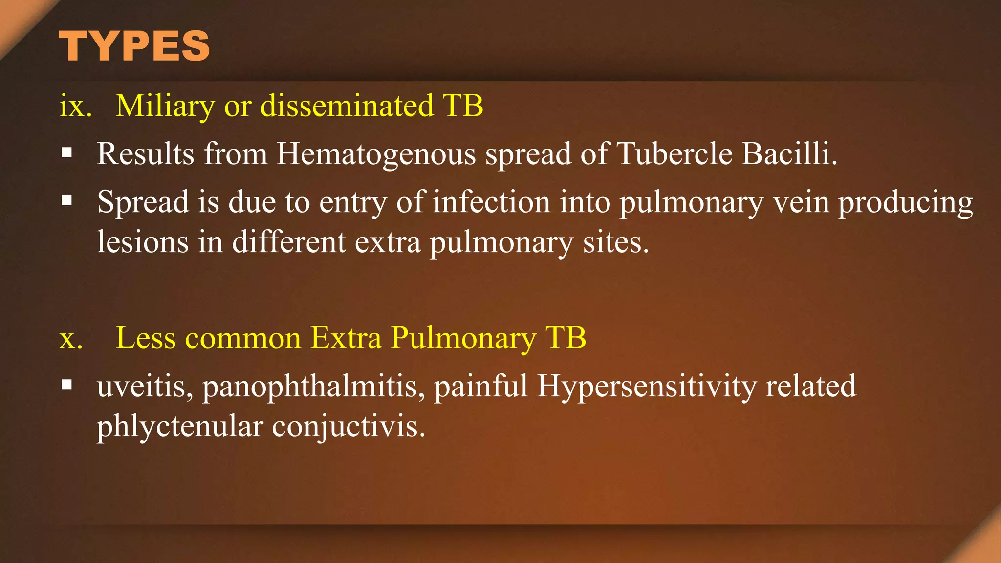 Tuberculosis | PPTX