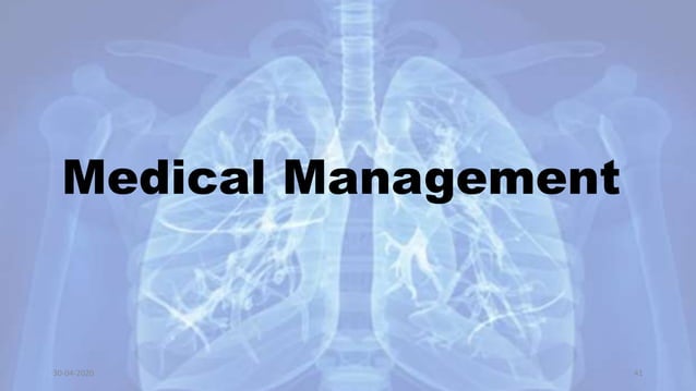 Pulmonary tuberculosis and its management | PPTX