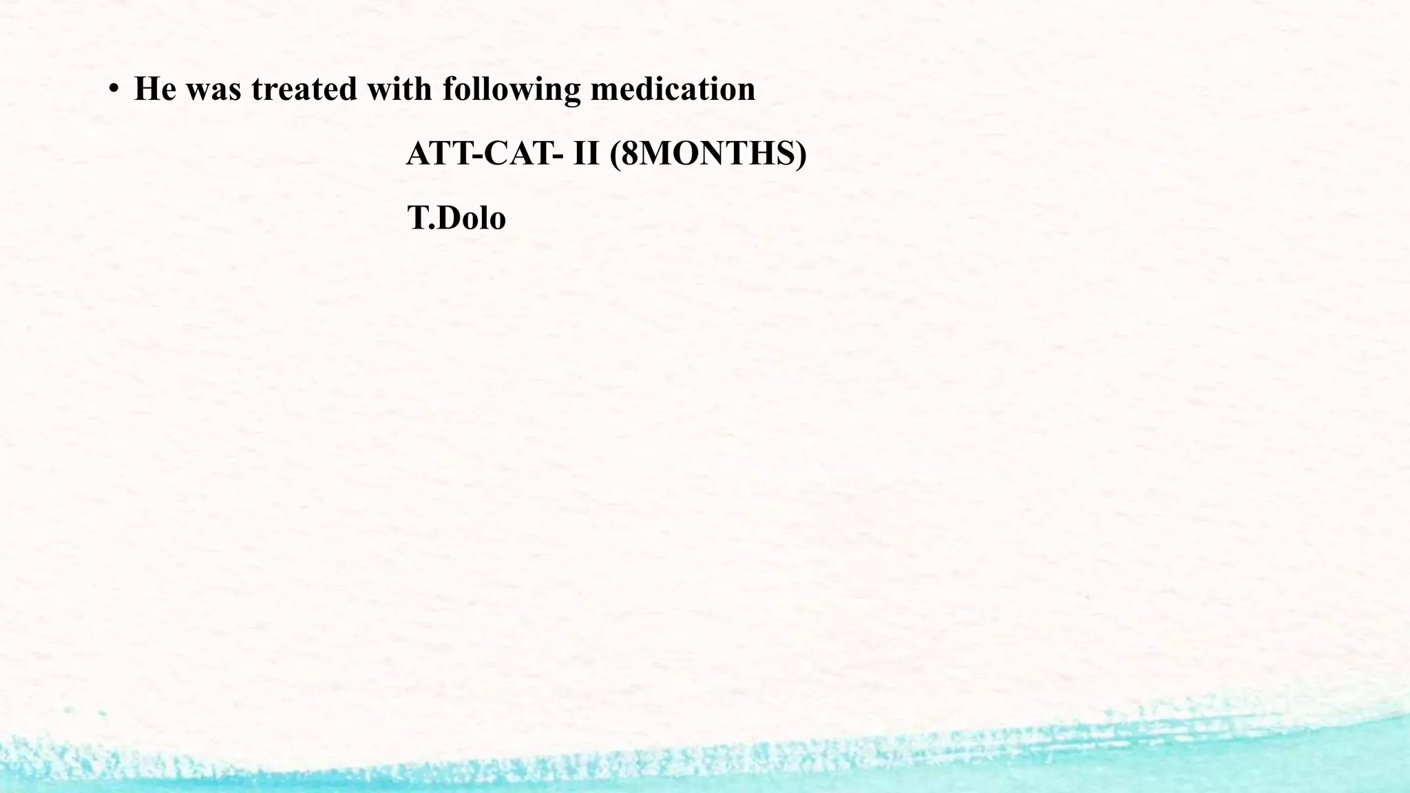 CASE PRESENTATION ON TUBERCULOSIS | PPTX
