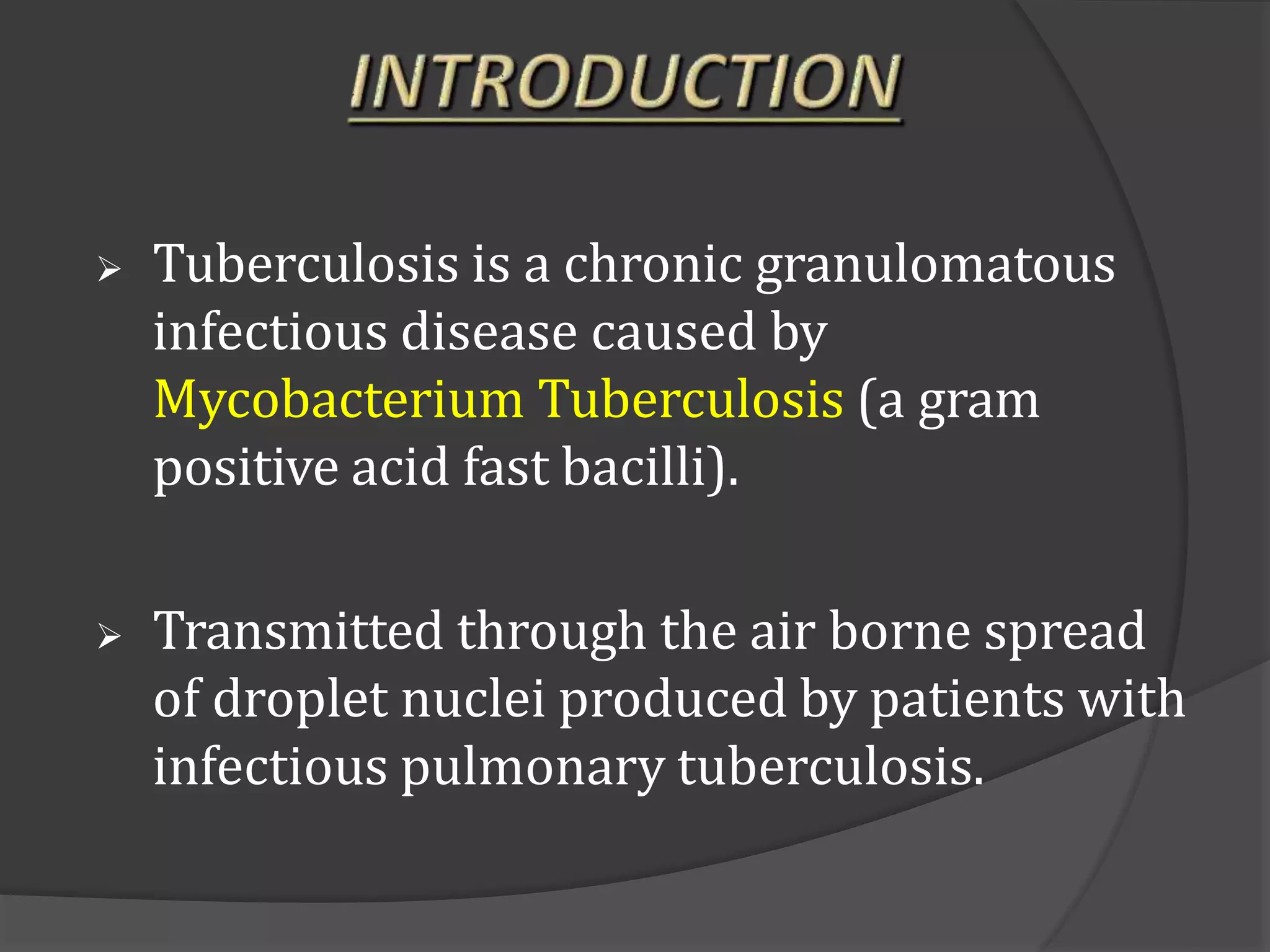 Tuberculosis | PPTX