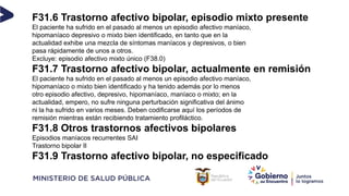 TRASTORNO BIPOLAR SALUD MENTAL ECUADOR TB | PPT