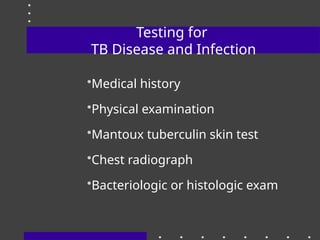 Tuberculosis: diagnosis, treatment ,prevention.pptx