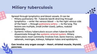 Tuberculosis, primary and secondary tuberculosis | PPT