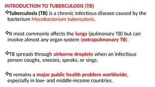 INFECTOUS DISEASES PLUMUNARY TUBERCULOSIS TB.pptx