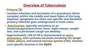 Presumed ocular tuberculosis, identification .pptx