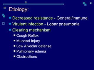 Pathology of Pneumonia | PPS