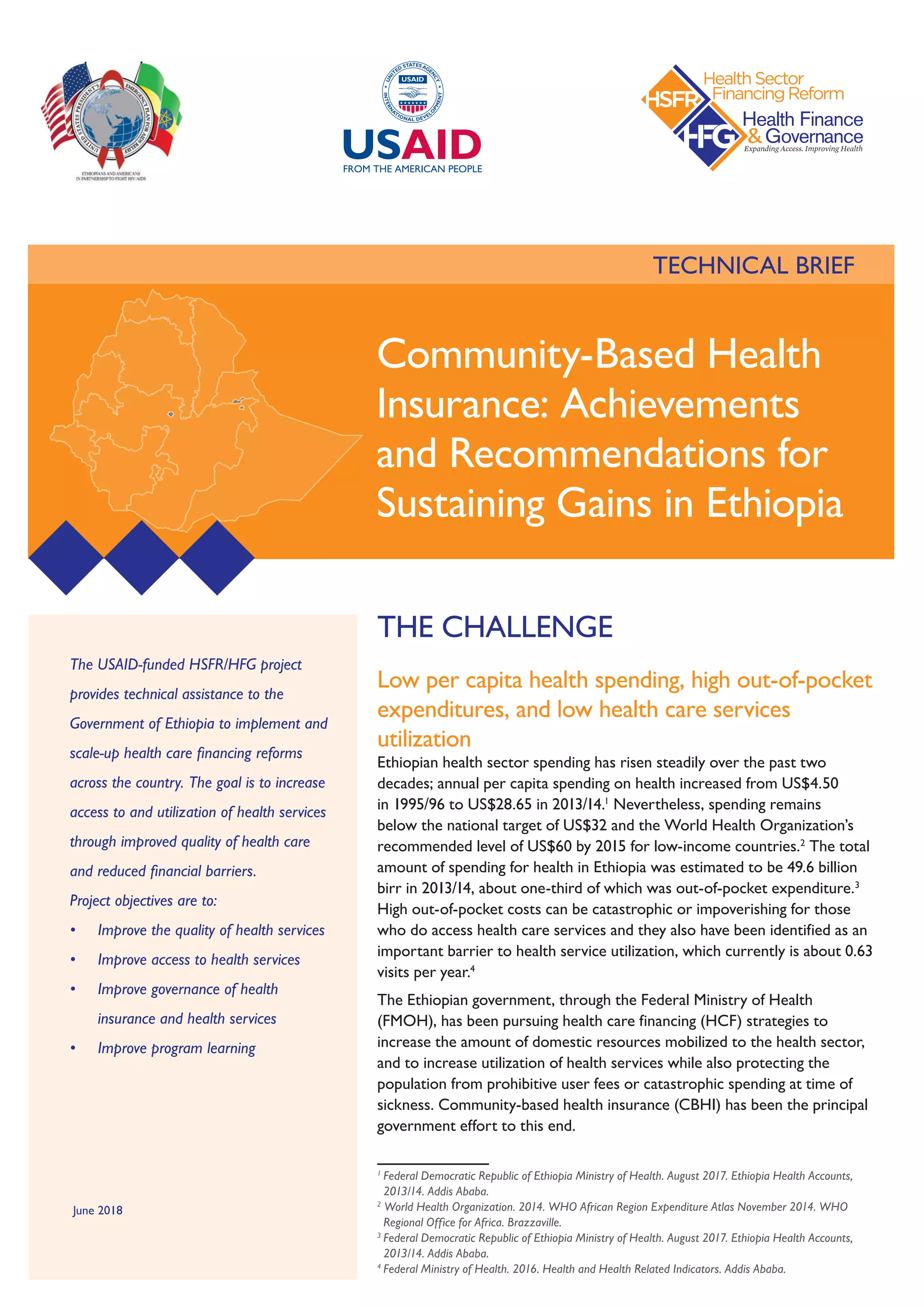 Community-based health insurance achievements and recommendations for ...