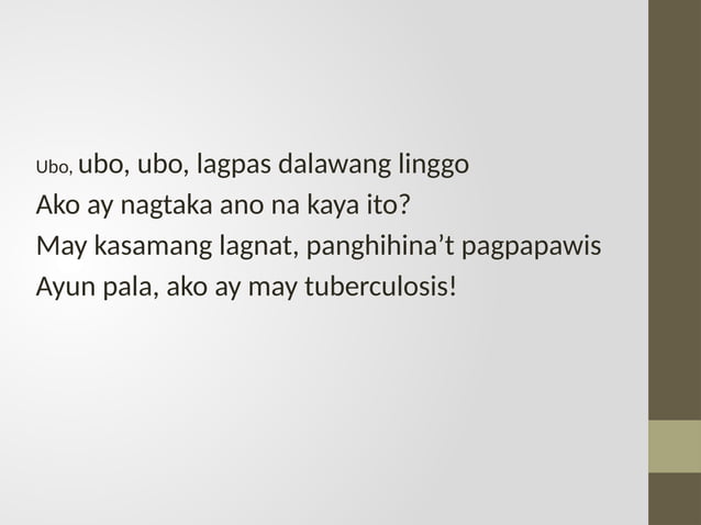 Tuberculosis or TB, HINDI ito kumakalat sa pamamagitan ng: Handshake o ...