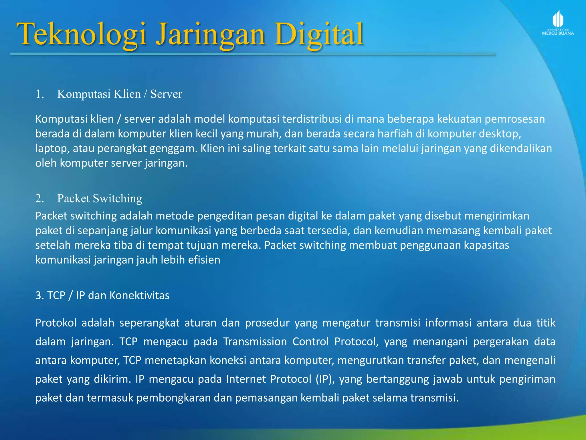 sistem informasi Telekomunikasi dan Jaringan dalam Dunia Bisnis Saat ...