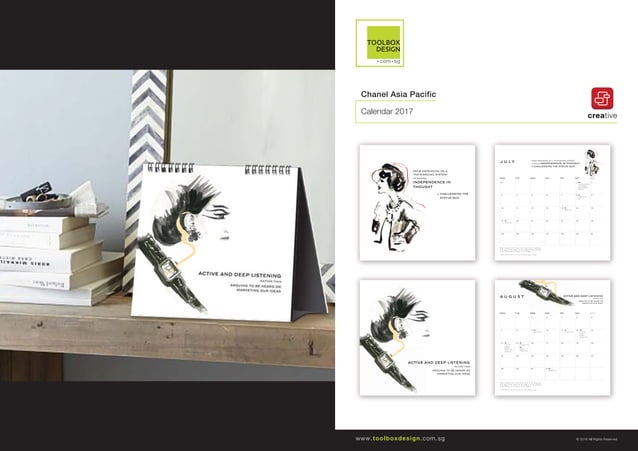 Toolbox Design • Chanel Calendar 2017 | PDF