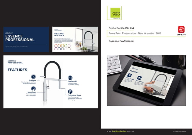 Toolbox Design • GROHE Marketing Collaterals | PDF