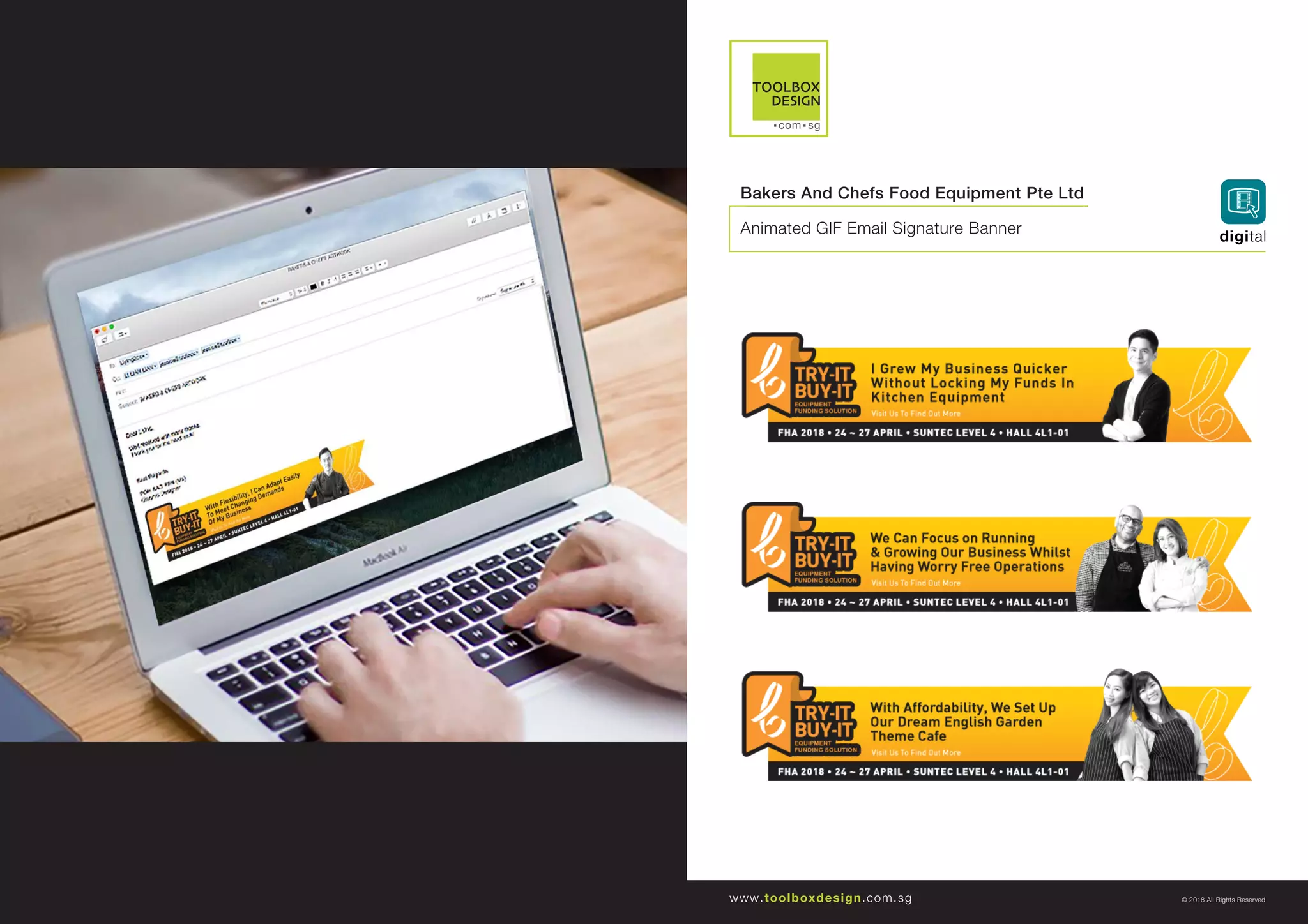 Toolbox Design • Bakers & Chefs Key Visuals & Booth Design | PDF