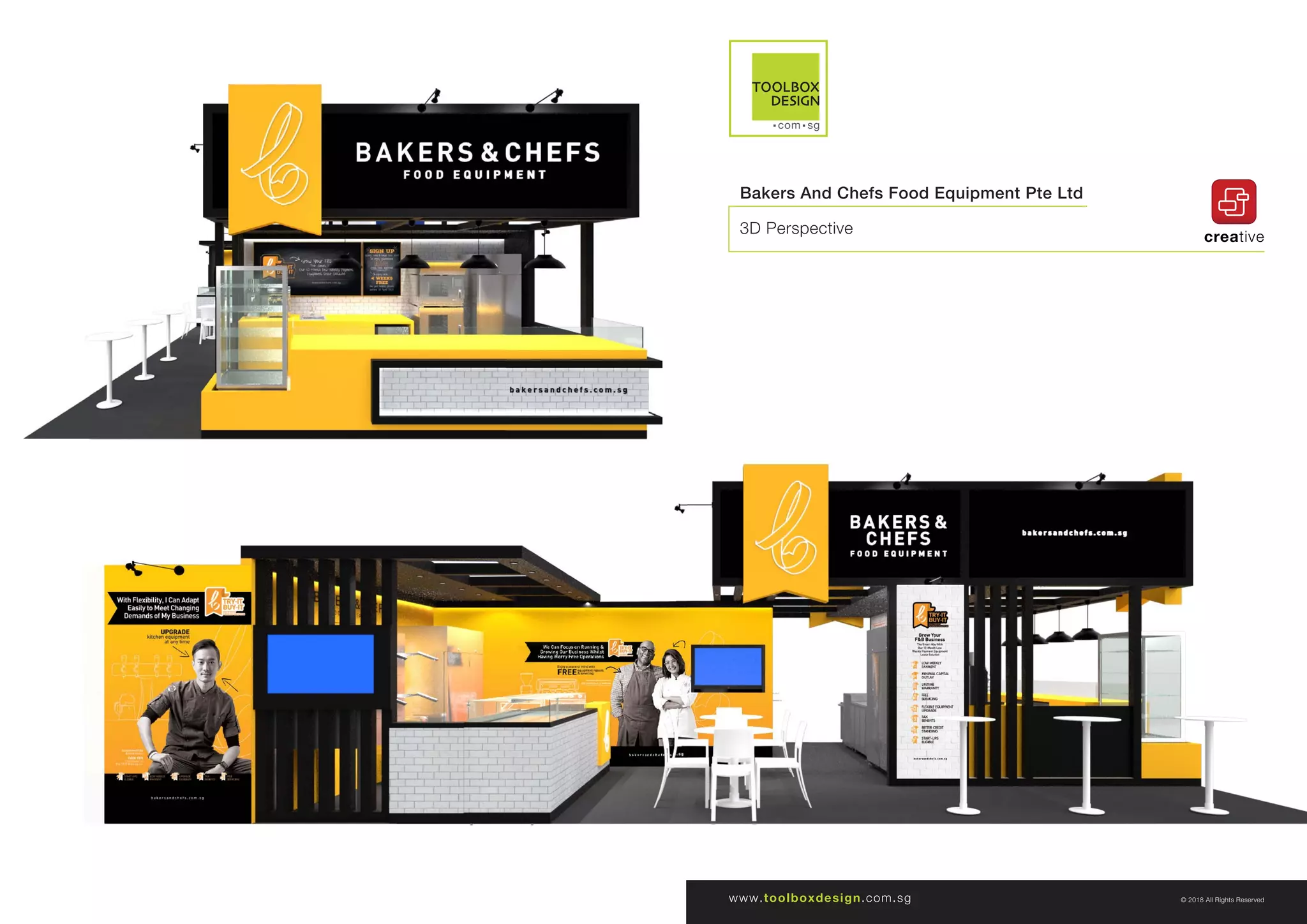 Toolbox Design • Bakers & Chefs Key Visuals & Booth Design | PDF