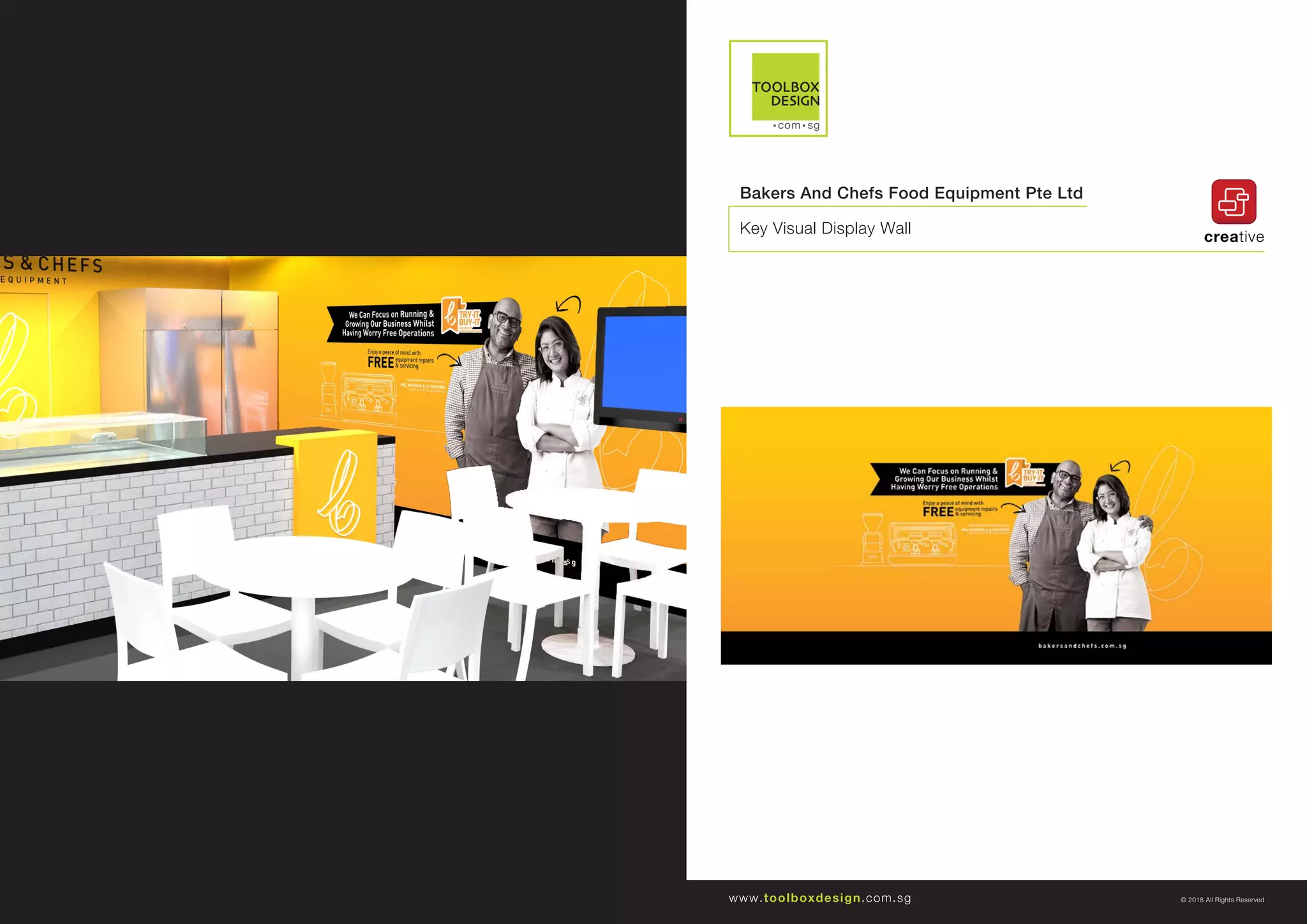 Toolbox Design • Bakers & Chefs Key Visuals & Booth Design | PDF