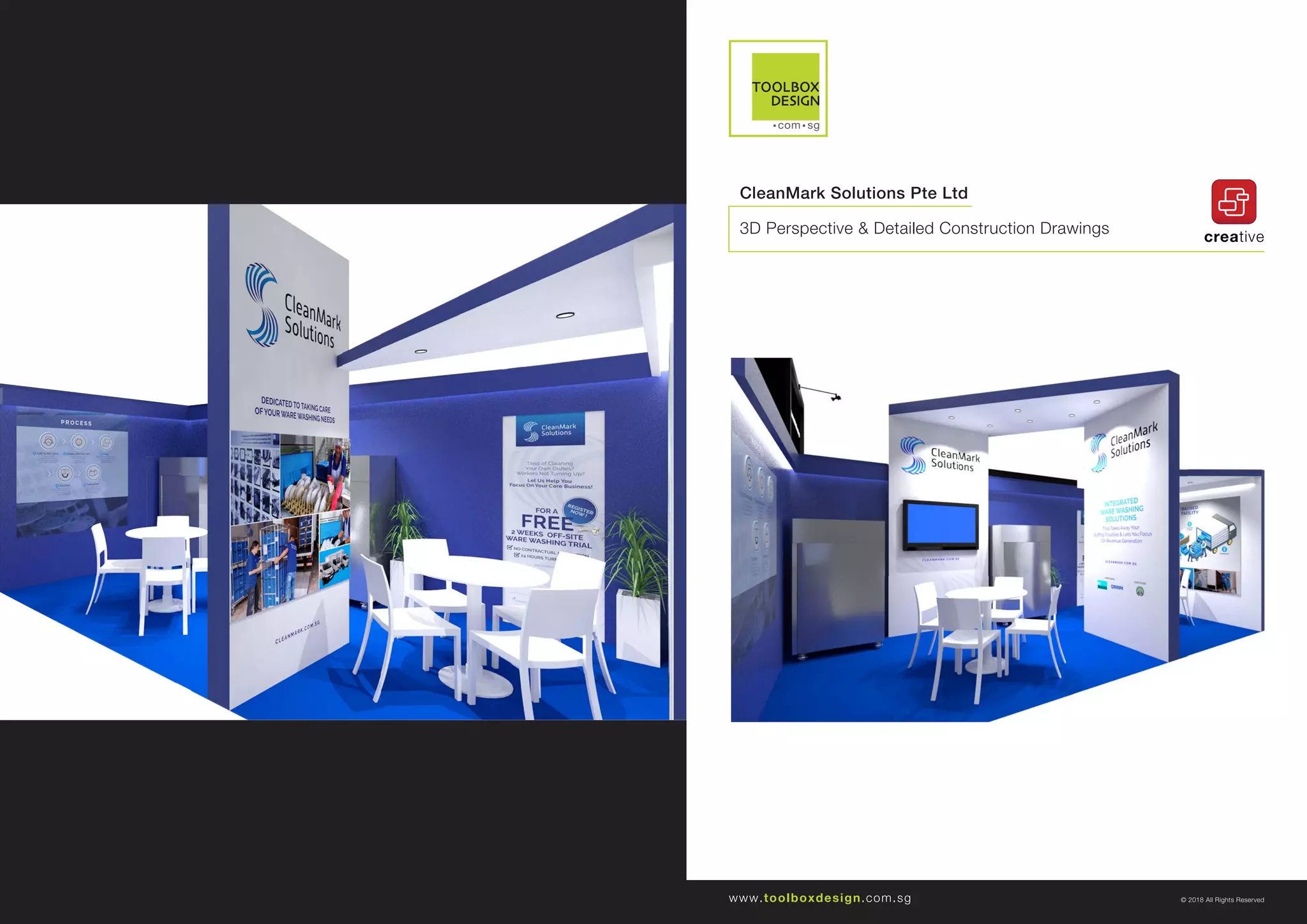 3D PERSPECTIVE / BOOTH DESIGN & PRODUCTION - CLEANMARK SOLUTIONS | PDF