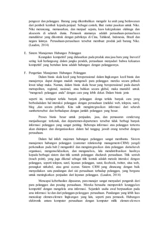Keunggulan operasional dan kedekatan dengan pelanggan | DOCX