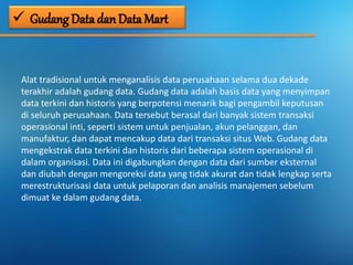 Menjelaskan dasar-dasar intelijen bisnis : database dan manajemen ...