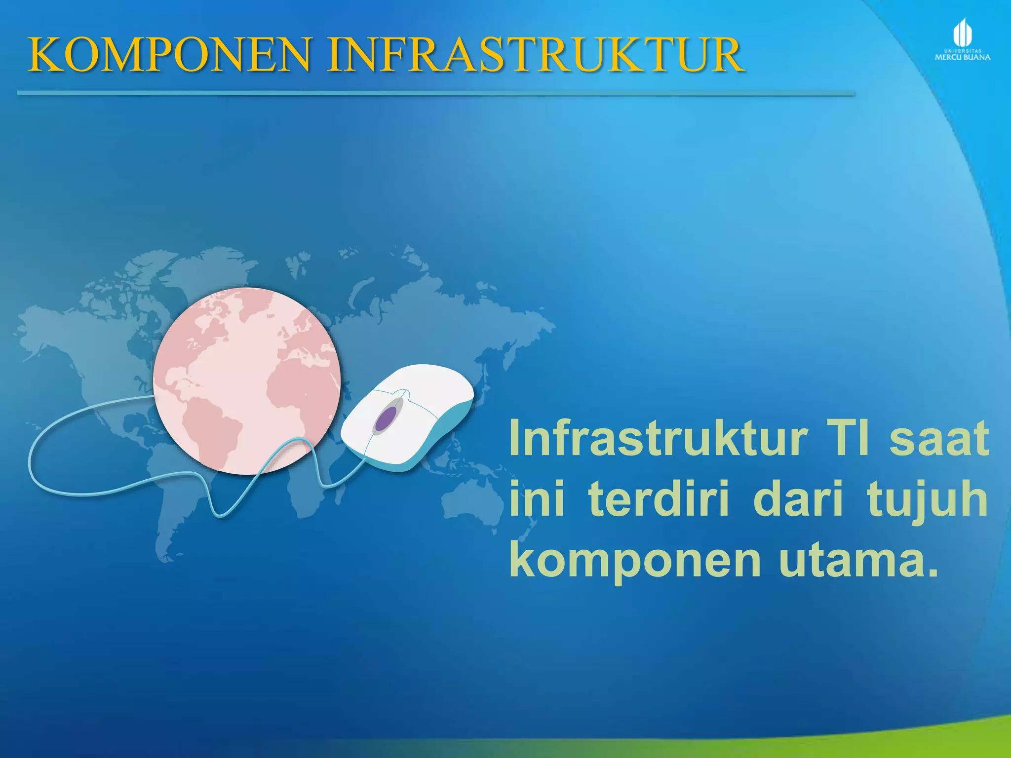 INFRASTRUKTUR TEKNOLOGI INFORMASI DAN PERKEMBANGAN TEKNOLOGI | PPTX