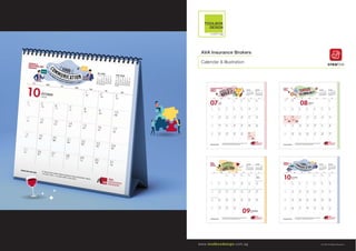 TOOLBOX DESIGN • AVA INSURANCE AGENCY • CALENDAR ILLUSTRATION | PPT