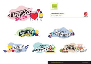 TOOLBOX DESIGN • AVA INSURANCE AGENCY • CALENDAR ILLUSTRATION | PPT