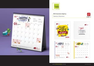 TOOLBOX DESIGN • AVA INSURANCE AGENCY • CALENDAR ILLUSTRATION | PPT