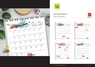 TOOLBOX DESIGN • AVA INSURANCE AGENCY • CALENDAR ILLUSTRATION | PPT