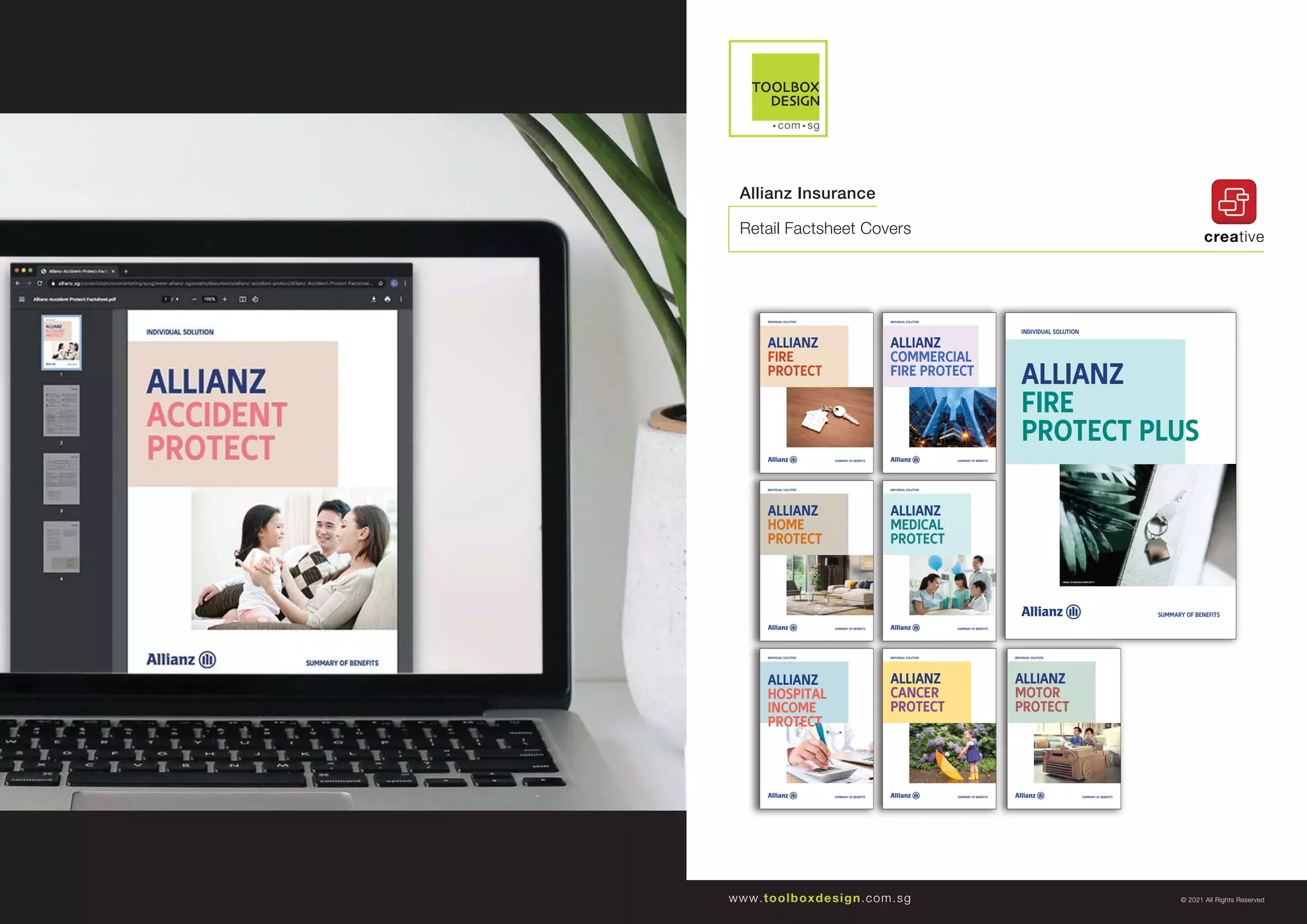 TOOLBOX DESIGN • ALLIANZ INSURANCE • PRODUCT BROCHURE | PPT