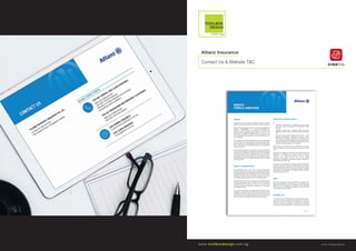 TOOLBOX DESIGN • ALLIANZ INSURANCE • PRODUCT BROCHURE | PDF