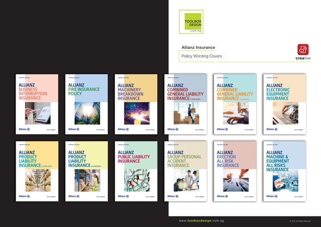 TOOLBOX DESIGN • ALLIANZ INSURANCE • PRODUCT BROCHURE | PPT