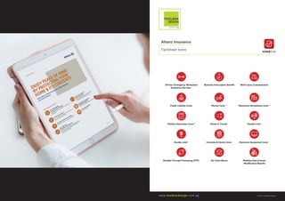 TOOLBOX DESIGN • ALLIANZ INSURANCE • PRODUCT BROCHURE | PPT