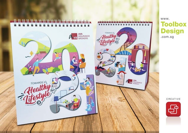 TOOLBOX DESIGN • AVA INSURANCE AGENCY • DESKTOP CALENDAR | PPT