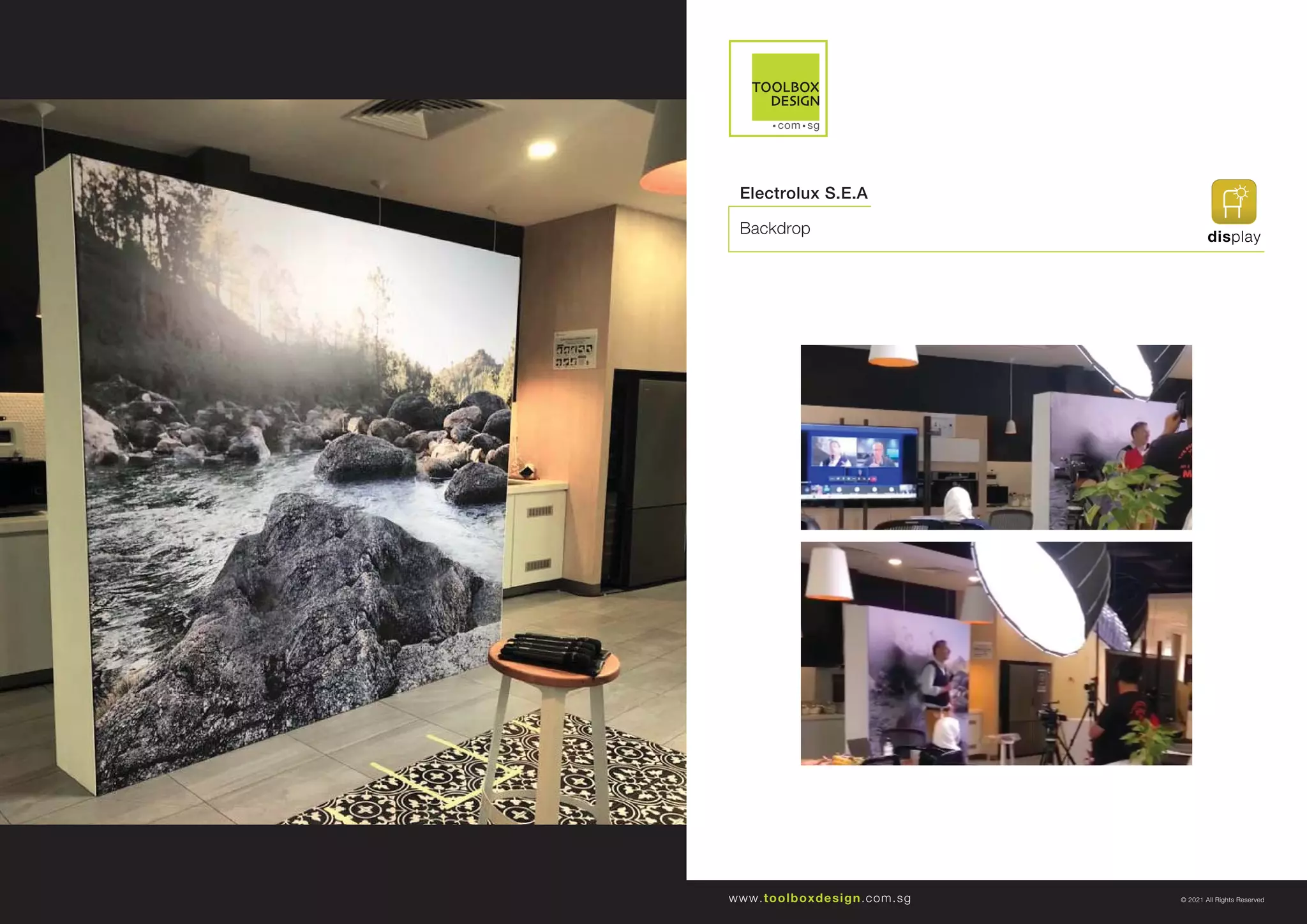 Electrolux S.E.A • Backdrop Display | PPT