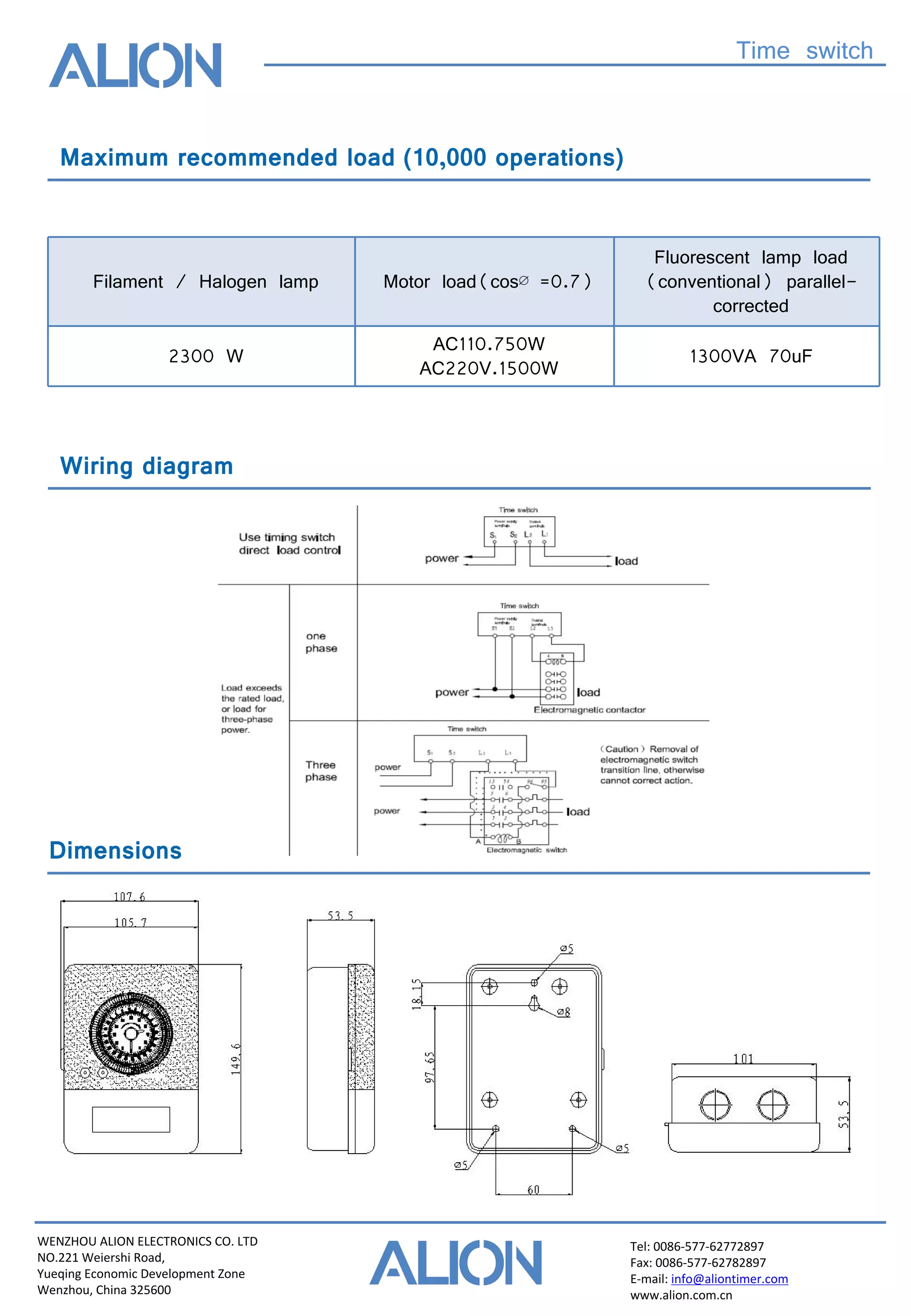 TB388S analogue daily time switch | PDF