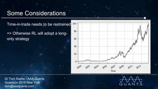 Reinforcement Learning For Trading | PPT