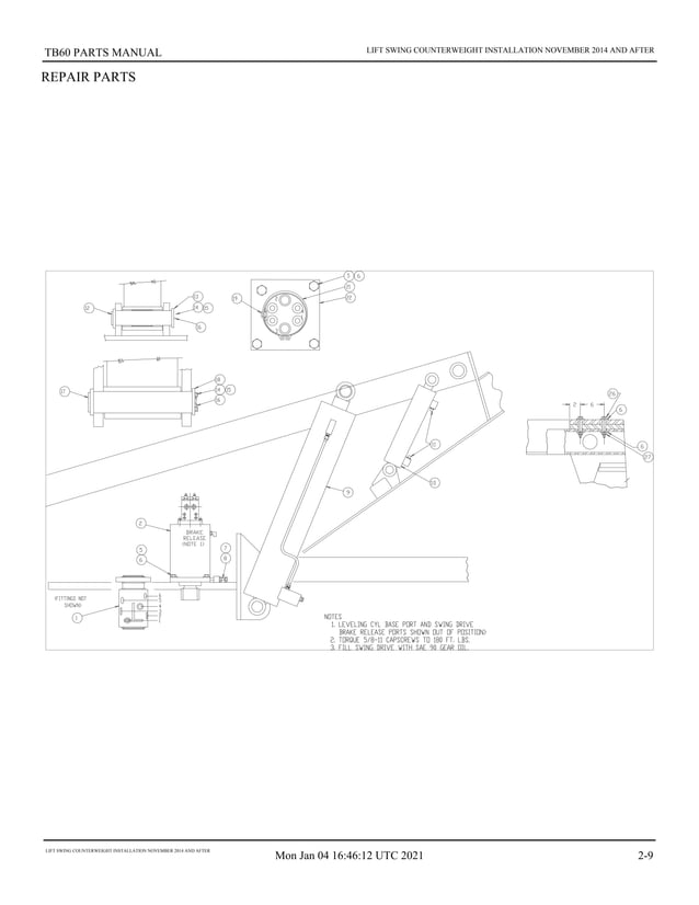 Snorkel TB60 Parts Breakdowns, electrical and mechanical | PDF | Auto ...