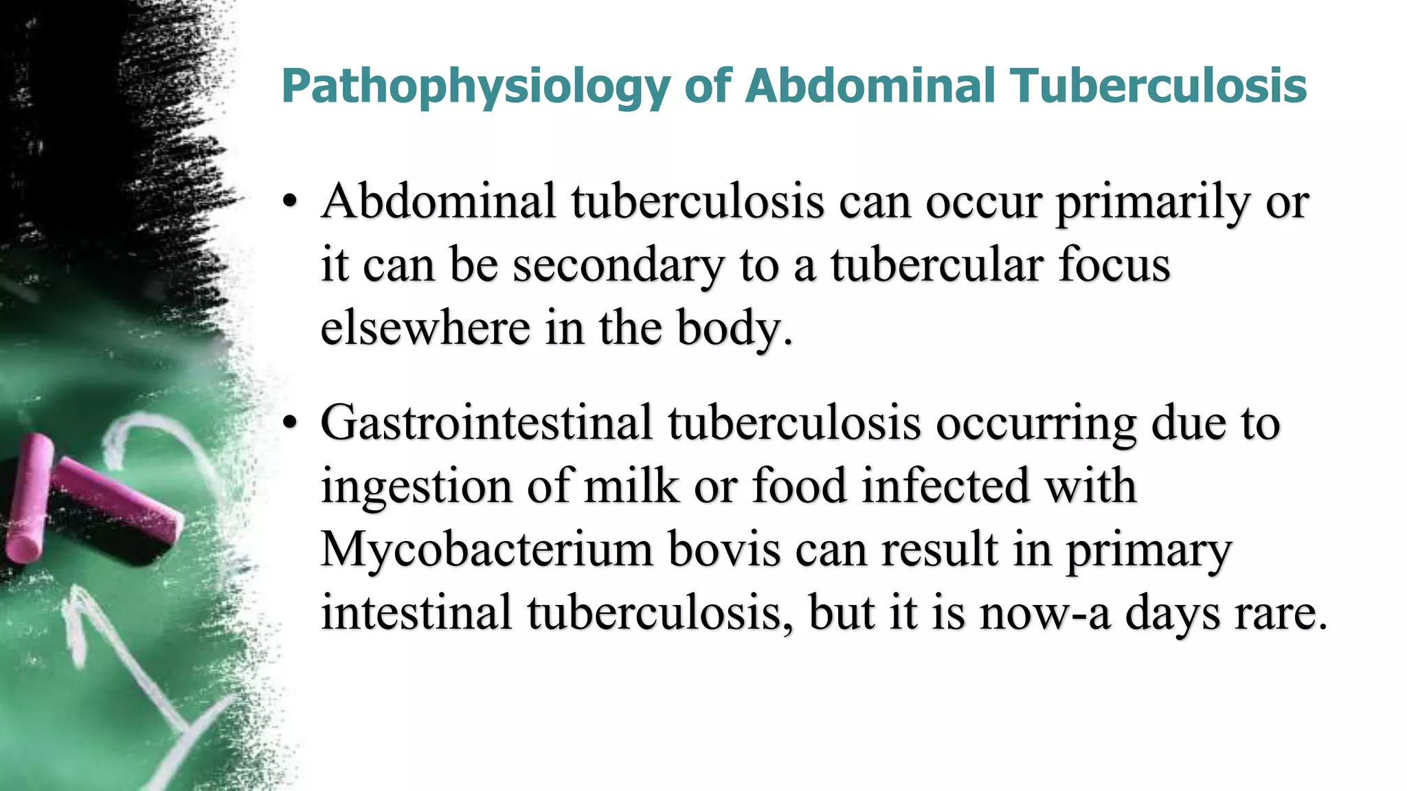 Tuberculosis Abdomen | PPTX