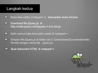 Tb a faisal 1200324 j query | PPTX