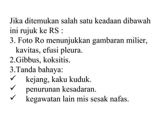Tb anak dg skoring | PPT