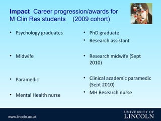 Butterworth T. & Jackson C. Clinical Academic Careers for HP | PPT