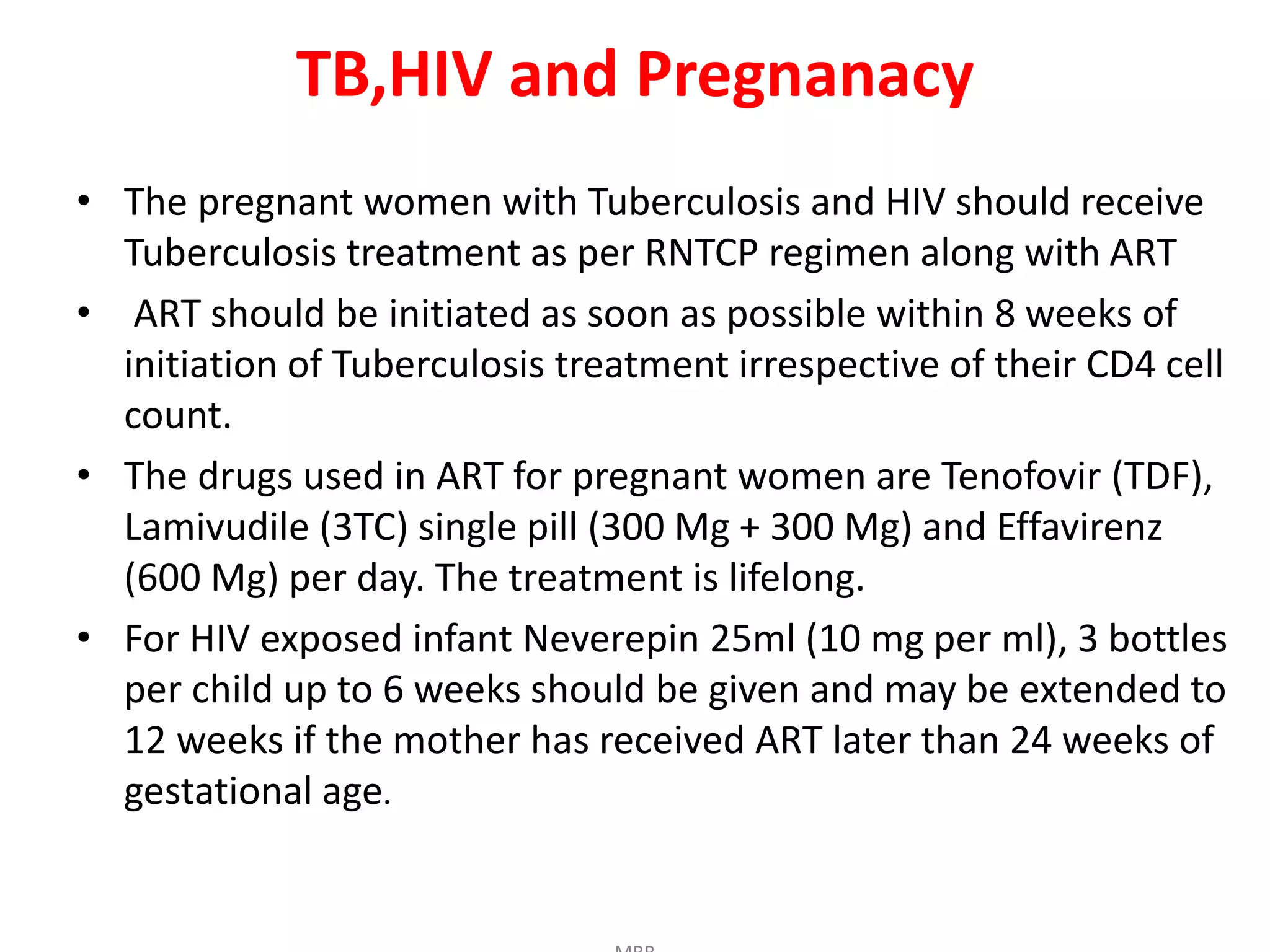 TUBERCULOSIS IN PREGNANCY | PPTX