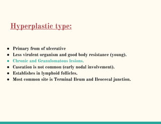 TB and typhoid lesions of small intestine .pptx