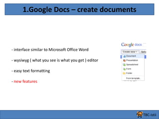 Google Docs | PPT