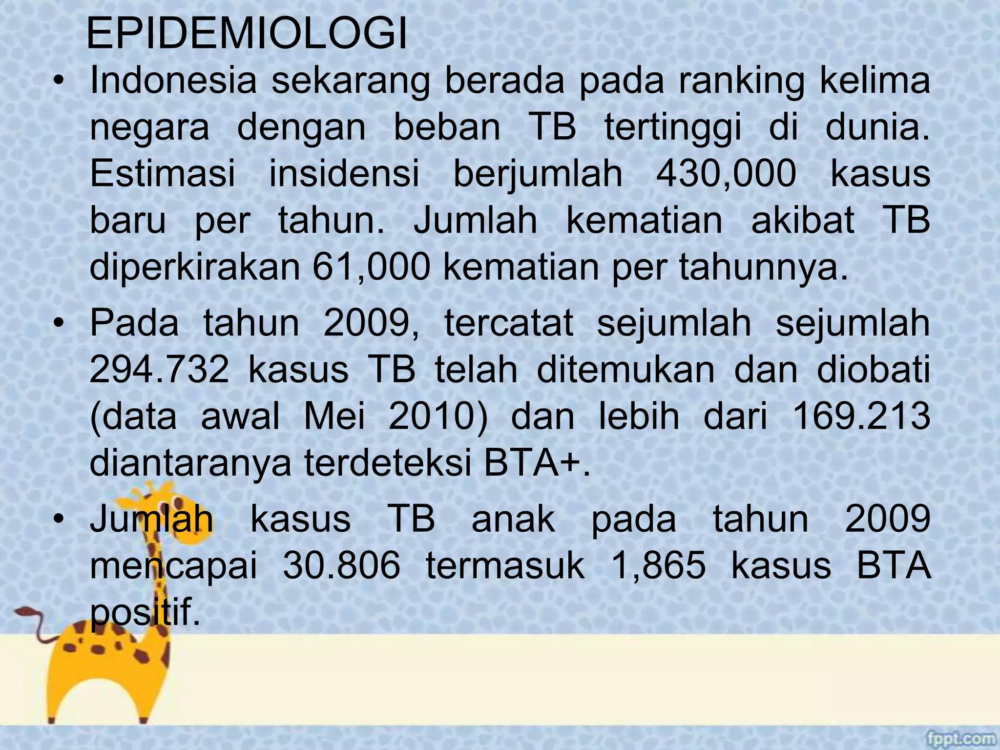 Tuberculosis (TBC) | PPTX