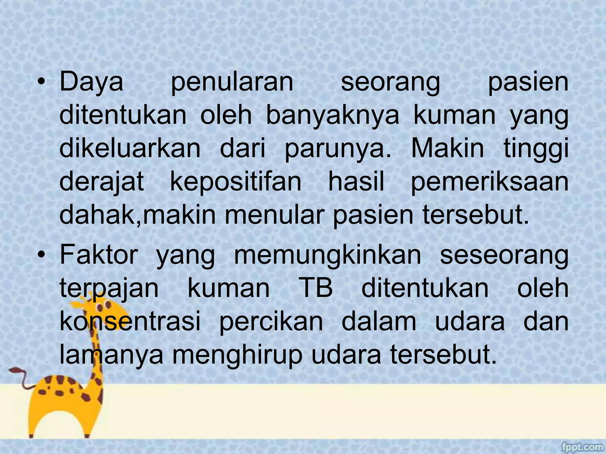 Tuberculosis (TBC) | PPTX