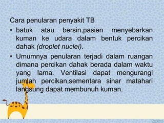 Tuberculosis (TBC) | PPTX