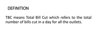 TOTAL BILLS CUT | PPTX
