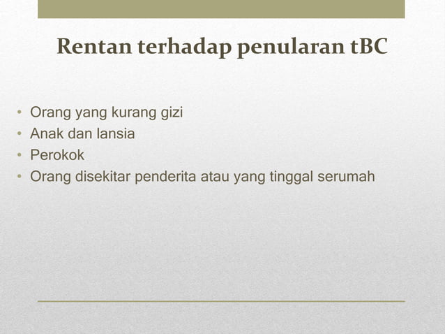 Tuberculosis (TB) | PPTX